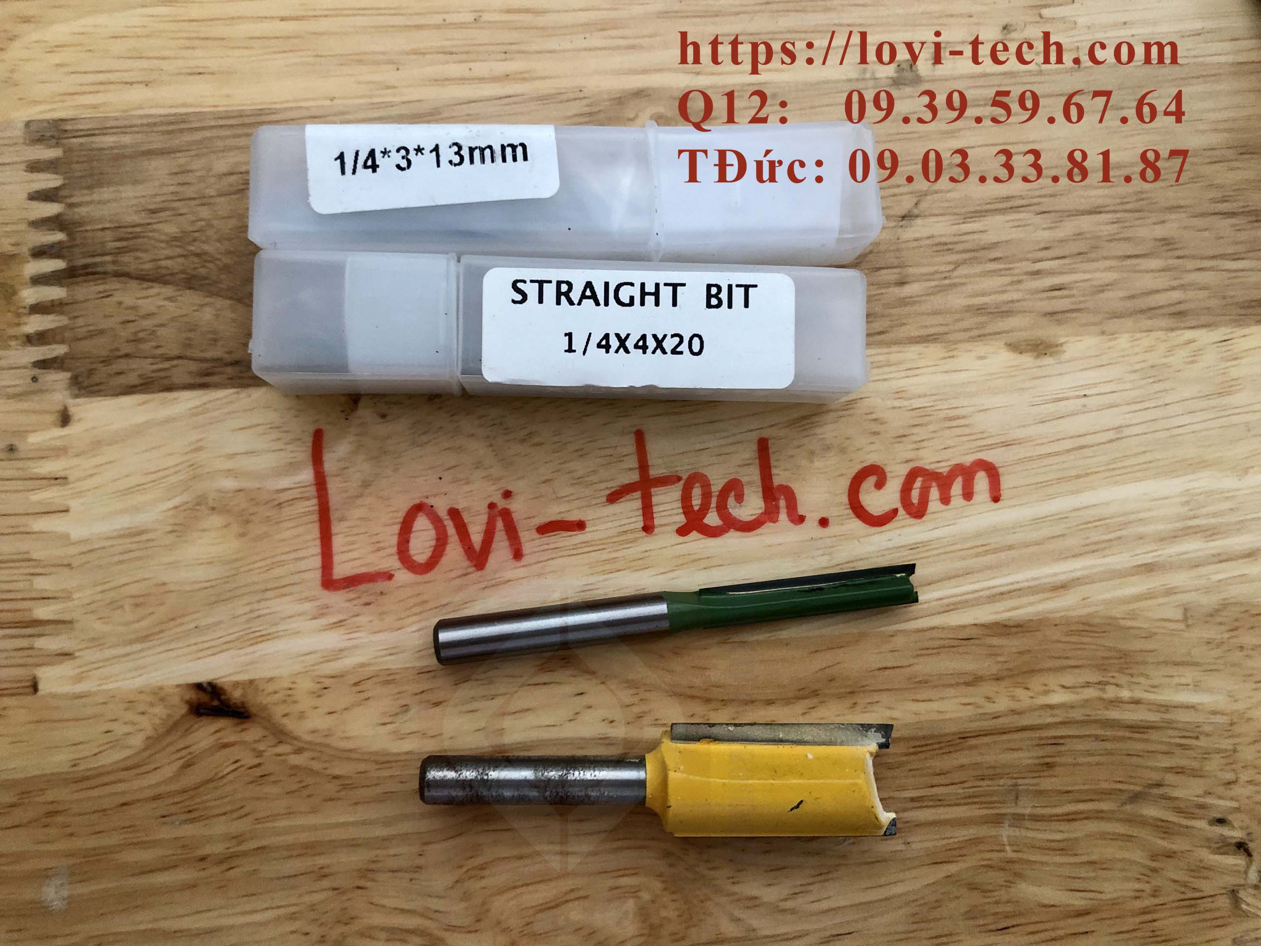 Mũi Phay Gỗ, Dao Phay Gỗ, CNC Gỗ - LOVI-TECH JSC