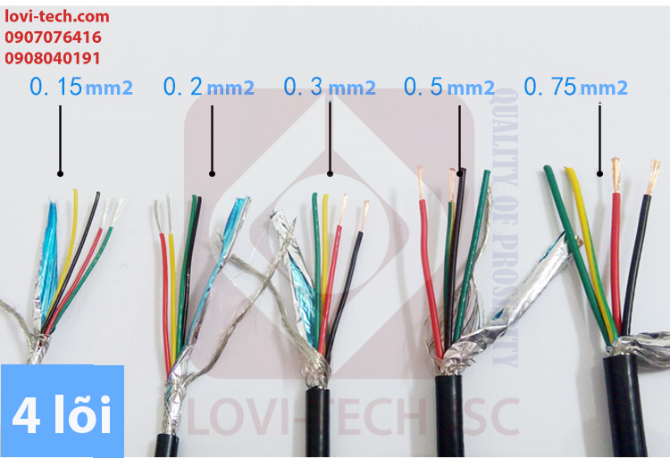 Dây Điện Nhiều Lõi 0.3mm2, 0.2mm2 - LOVI-TECH JSC